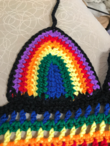 The Rainbow Fringe Bralette – Free Crochet Pattern: - Carroway Crochet