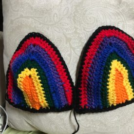 The Rainbow Fringe Bralette – Free Crochet Pattern: - Carroway Crochet