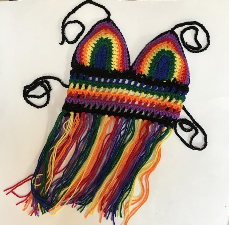 Free Crochet Bralette Pattern: The Freya Fringe Bralette - Carroway Crochet