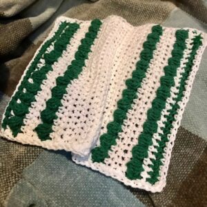 Bobble Stitch Dishcloth: Free Crochet Pattern - Carroway Crochet