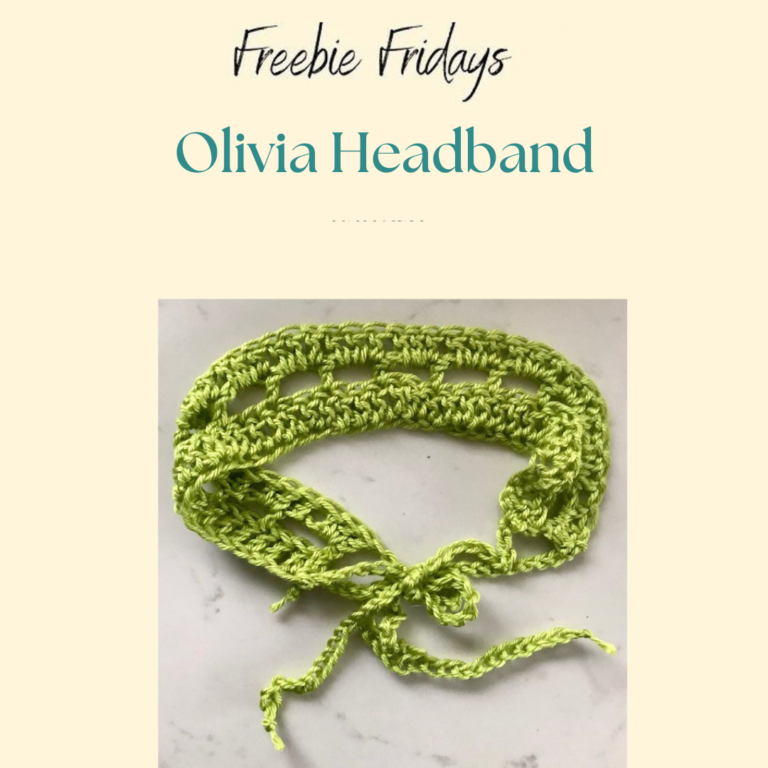Olivia Headband Free Crochet Pattern - Carroway Crochet