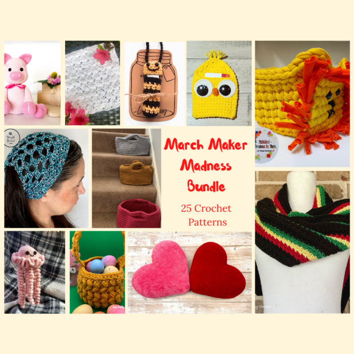 March Maker Madness Free Patterns 2024 - Carroway Crochet