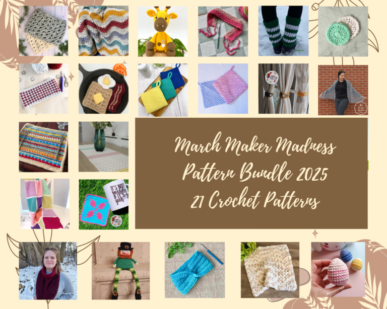 March Maker Madness 25, 21 free crochet patterns - Carroway Crochet