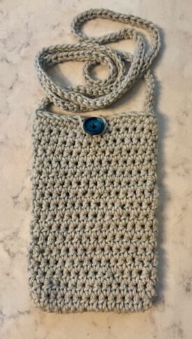 The Simple Phone Bag free crochet pattern - Carroway Crochet
