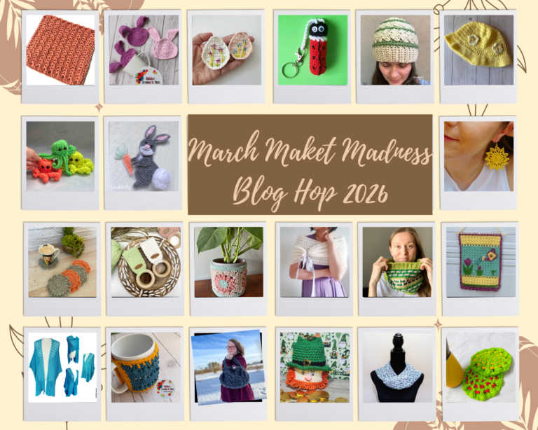 March Maker Madness 2026 27 free crochet patterns - Carroway Crochet